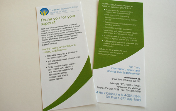 Donor Card | Christina Weston Design